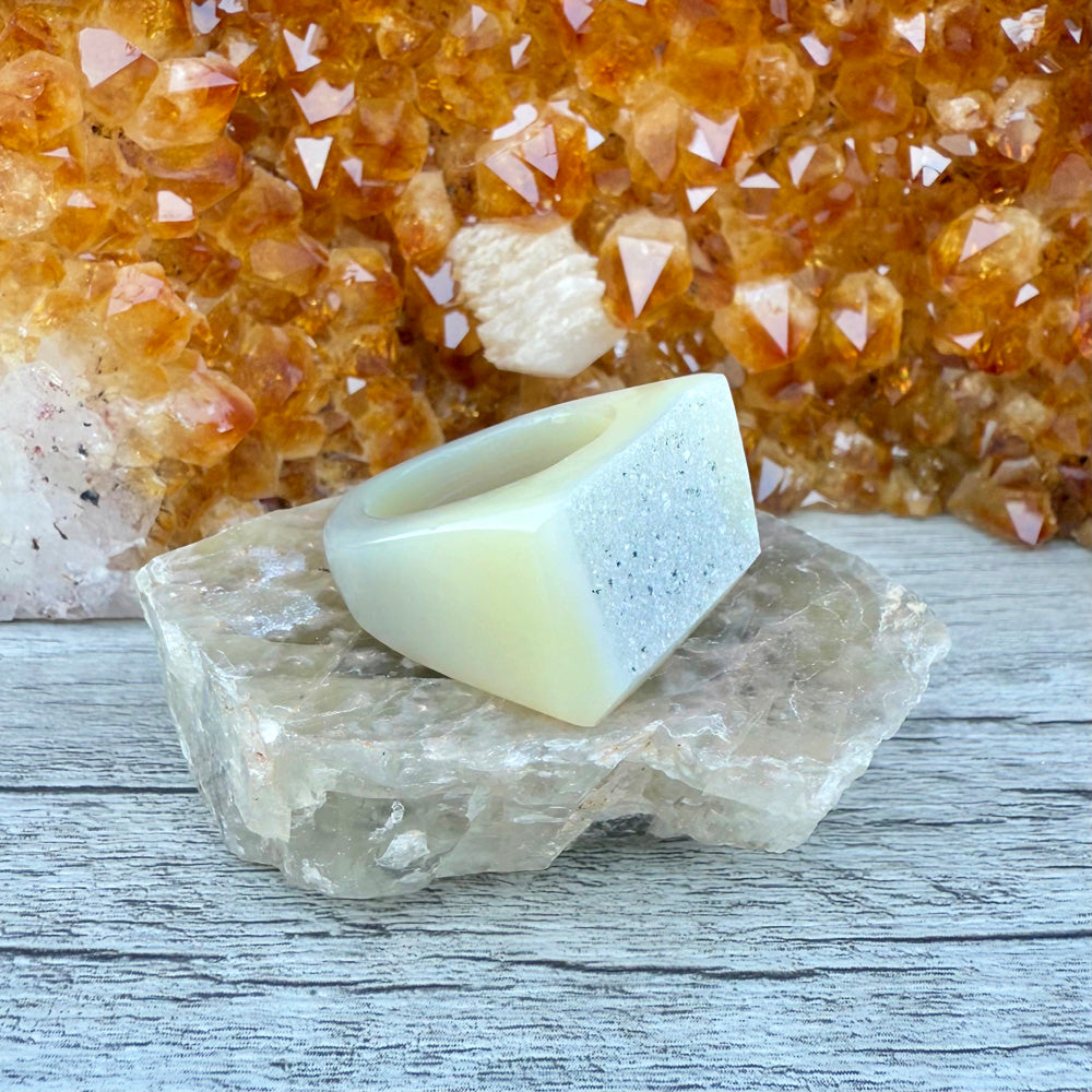 Creamed Corn Rock Candy Ring US 9 RCR-104 – Moonfire Charms